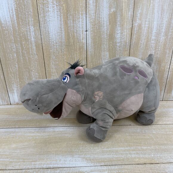 Disney | Toys | Disney Parks Beshte 8 Plush Gray Hippo Stuffed Animal ...